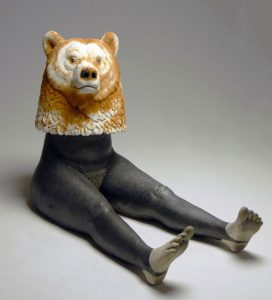 Austyn Taylor, humorist narrative, ceramic sculpture - Figurative Artist
